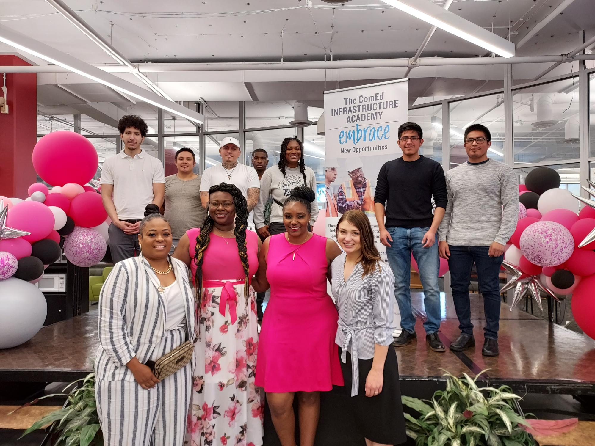 ComEd Awards a Diverse Group of 15 Training Grads Full Rides to Dawson Tech : Powering Lives Network